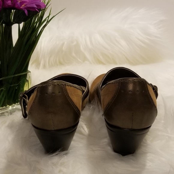 Privo | Shoes | Privo By Clarks Brown Leather Suede Mary Jane 7 | Poshmark